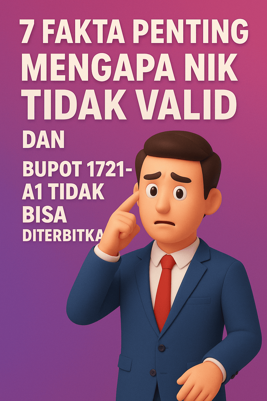 7 Fakta Penting Mengapa NIK Tidak Valid dan Bupot 1721-A1 Tidak Bisa ...